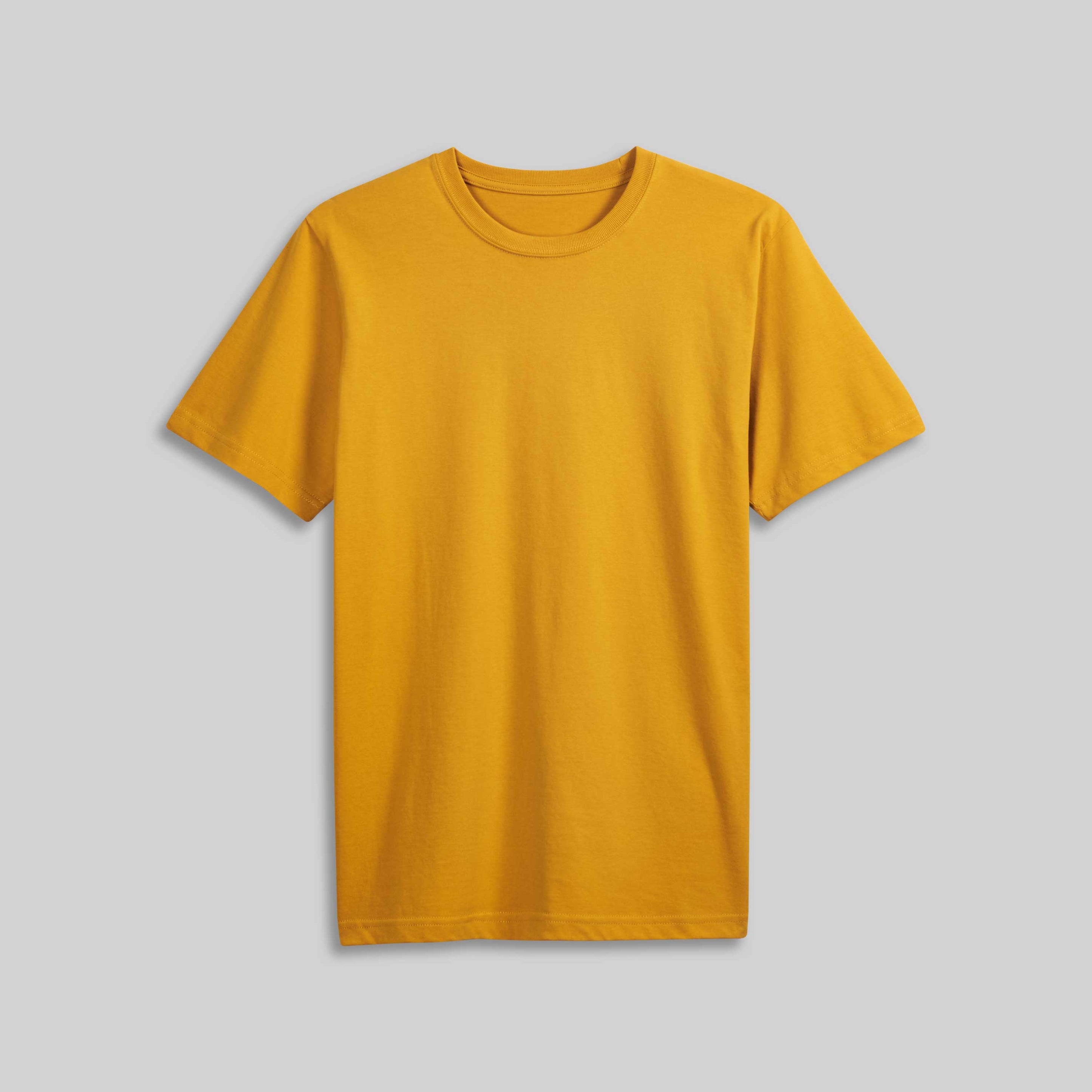 Blank Heavyweight T-shirt Mustard 275 GSM – House Of Blanks