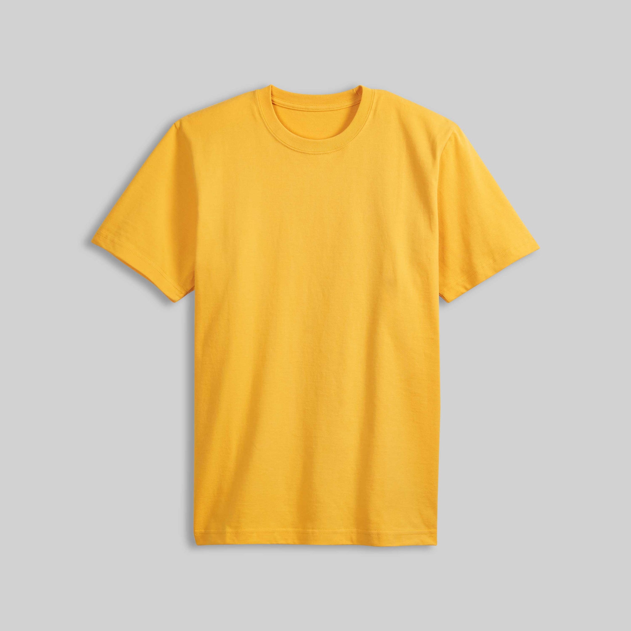 Blank Heavyweight T-shirt Yellow 275 GSM – House Of Blanks
