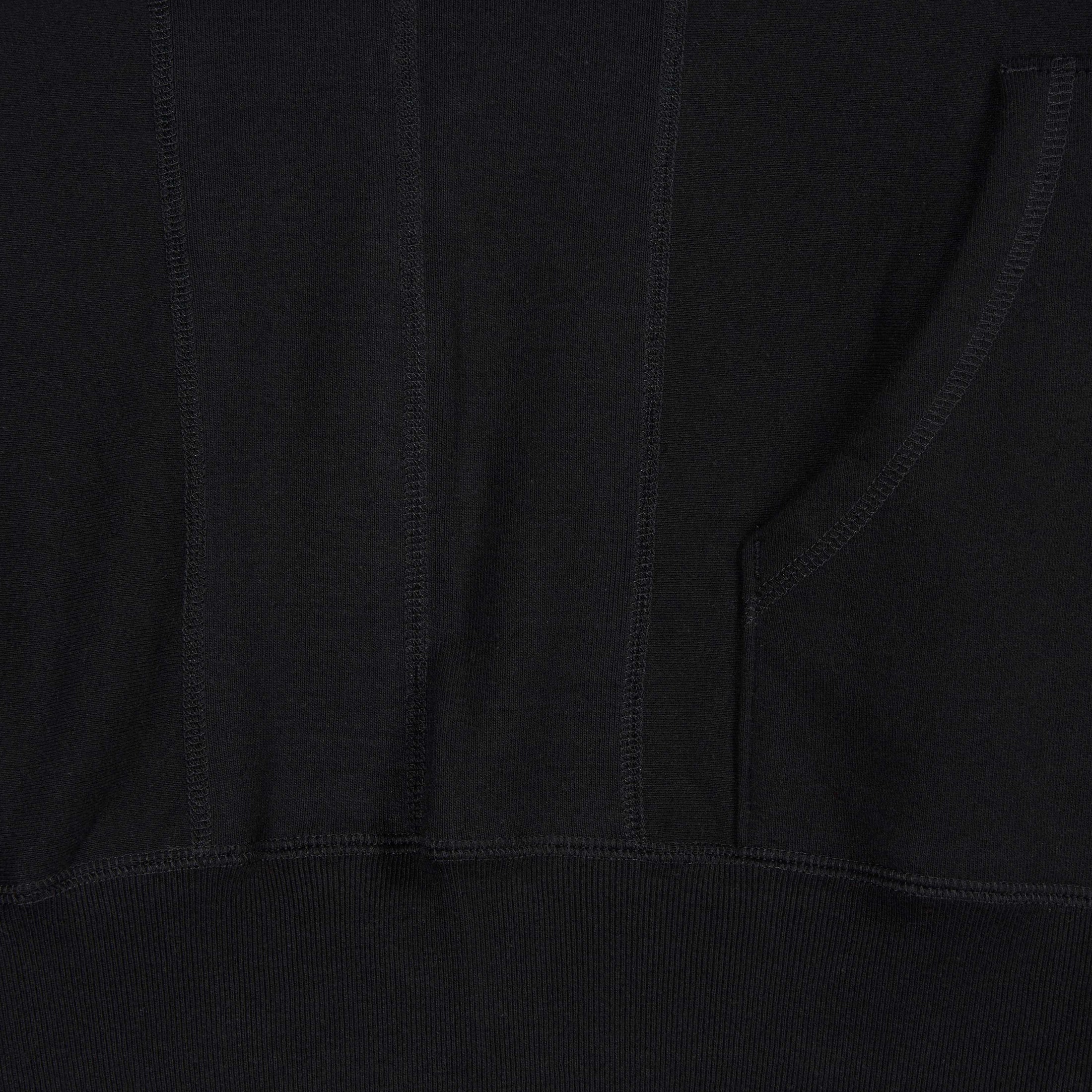 Blank Full Zip Up Hoodie - Black 400 GSM – House Of Blanks