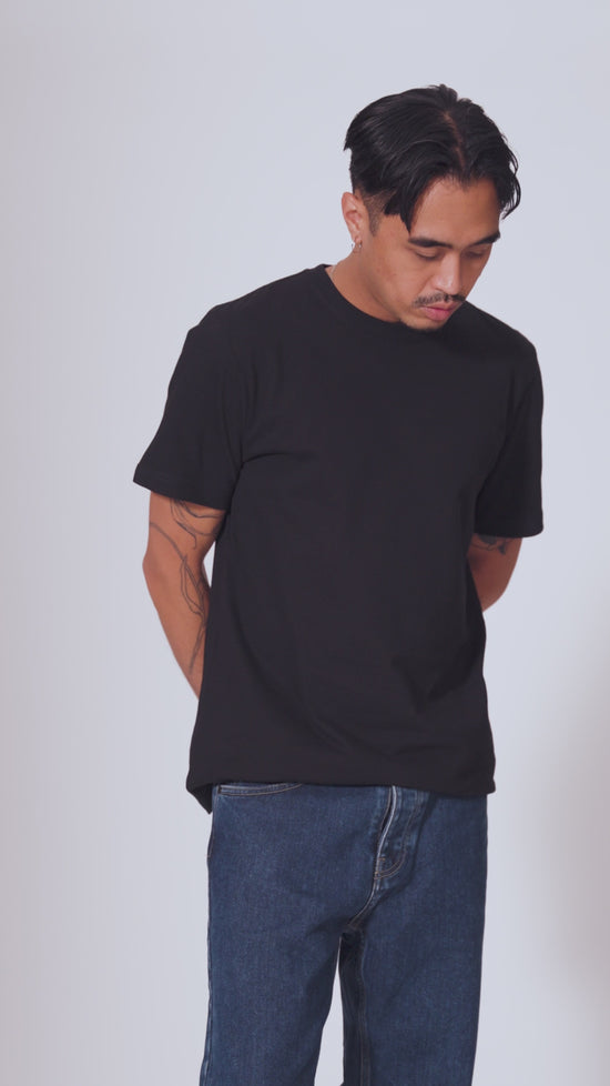 Blank Heavyweight T-shirt Black 275 GSM – House Of Blanks