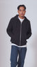 Blank Full Zip Up Hoodie - Black 400 GSM – House Of Blanks